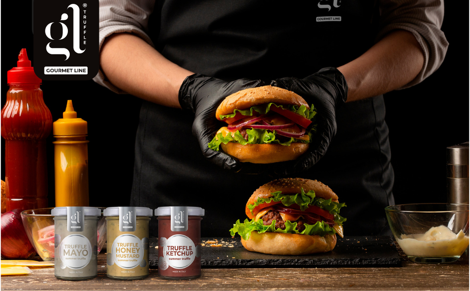 GL Truffle Gourmet Line, Truffle Honey Mustard 100 gr (3.52 oz) A Fusi ...