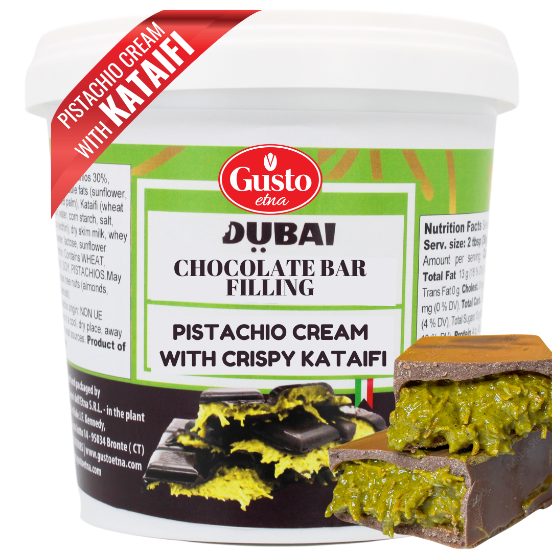 Gusto Etna, Sweet Pistachio Cream, Bulk Tub, 3 Kg, Rich & Nutty filling ...
