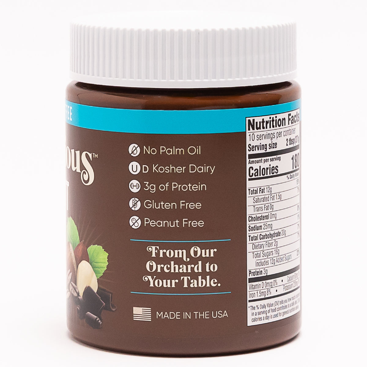 Nutlicious, Hazelnut Mocha Spread (13 oz). – Manzo Food Sales