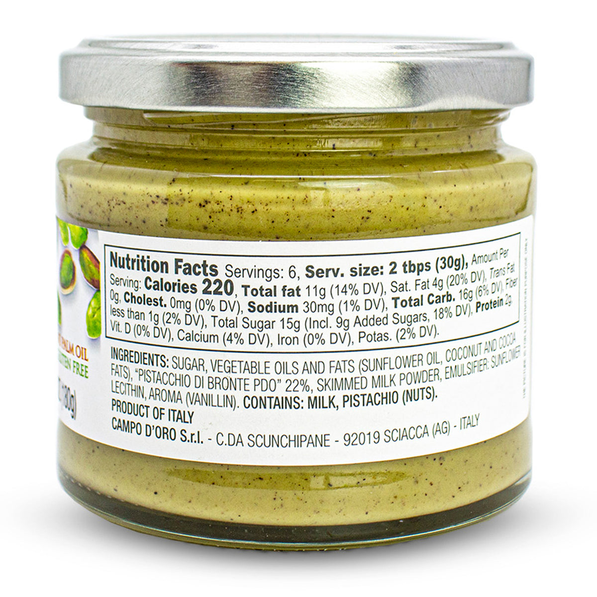 Campo D'Oro, Pistachio Butter made in Sicily – Manzo Food Sales