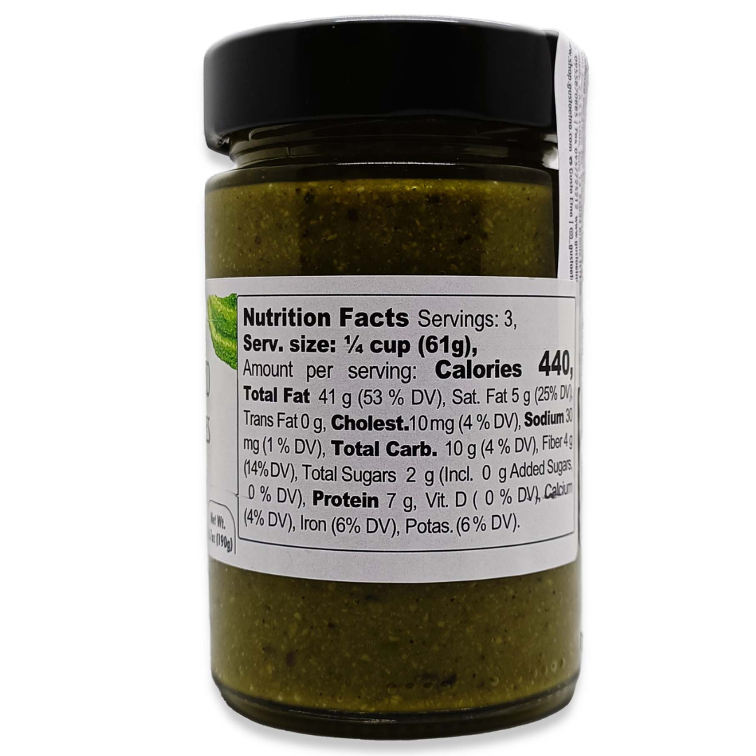 Gusto ETNA Pistachio Pesto with Summer Truffles - 6.7 oz (190 g), Salt ...